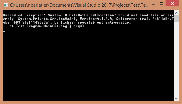 Self Contained Net Core Console With Wcf Proxy File Or Assembly 2267