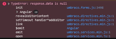 Can't edit 'Submit message / Go to page' workflow · Issue #1007 · umbraco/Umbraco.Forms.Issues ...