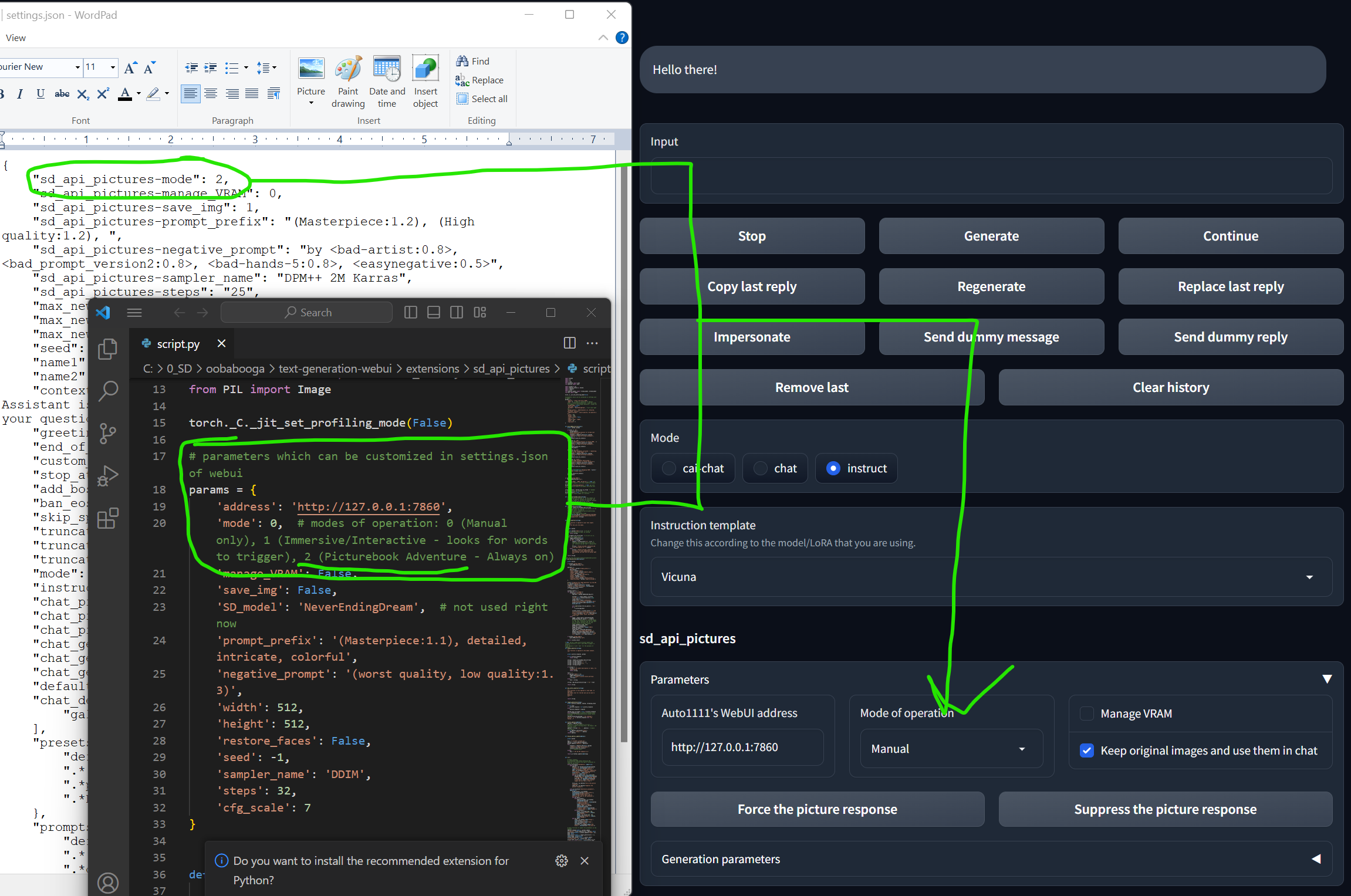 sd_api_pictures: (1). No Default Mode Setting (2). Bad Metadata ("Denoising") · Issue #1316 ...