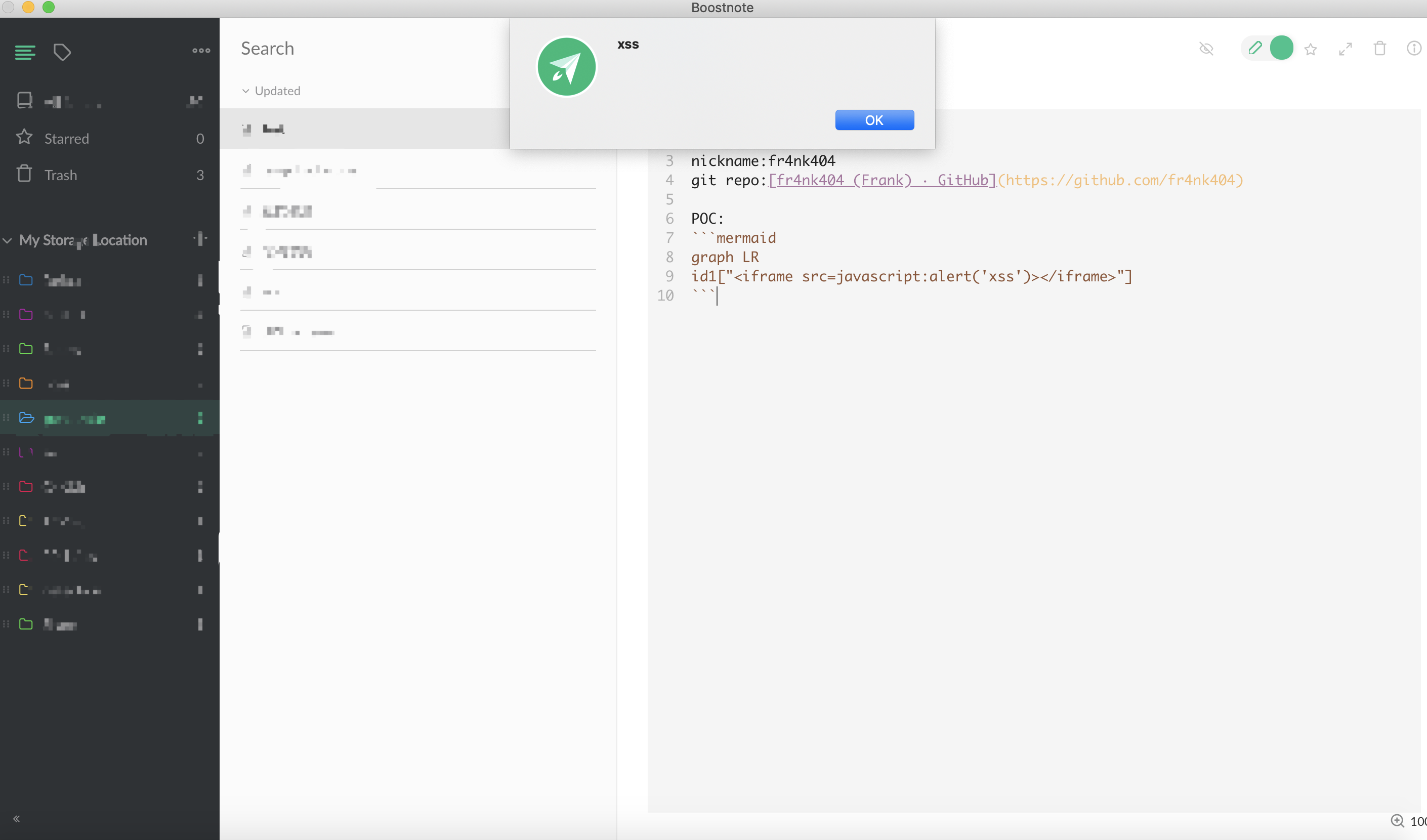A xss on the newest version · Issue #3007 · BoostIO/BoostNote-Legacy ...