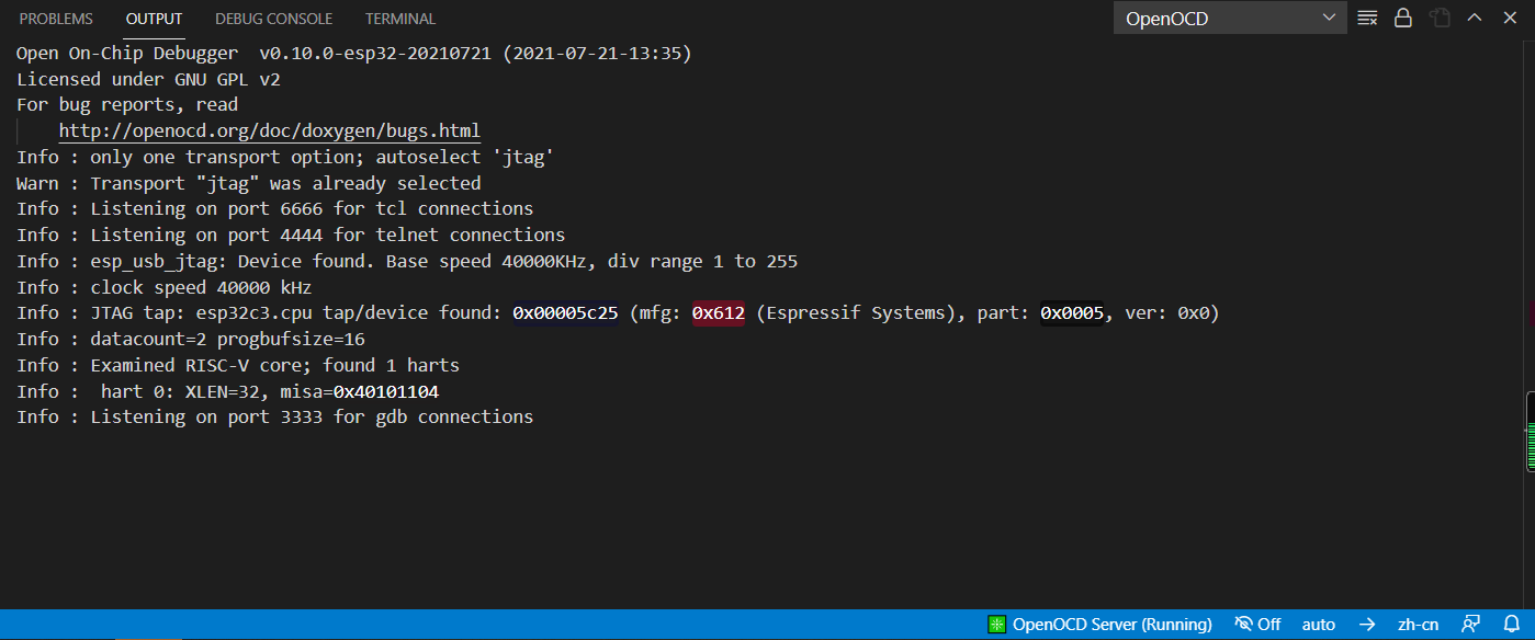 [Bug Report]: ESP32-C3 cannot flash with JTAG(built-in USB-JTAG) (VSC-692) · Issue #437 ...