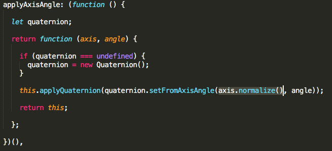 issues with applyQuaternion in src/vector3.js · Issue #9 ...