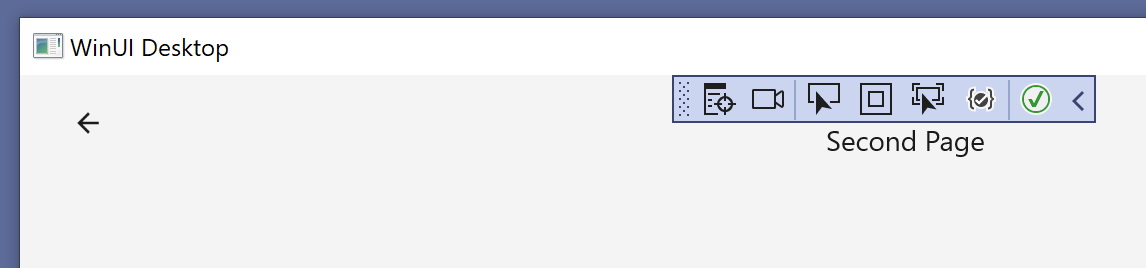 Back Button In Navigationbar Is White In Wpf Application · Issue 825 · Unoplatformunothemes