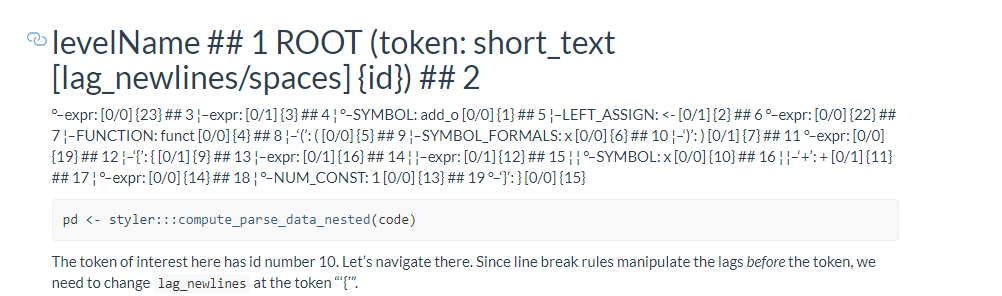 Broken Heading in pgkdown site · Issue #671 · r-lib/styler · GitHub