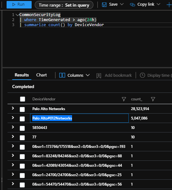 Palo Alto DeviceVendor Variation · Issue #1630 · Azure/Azure-Sentinel · GitHub