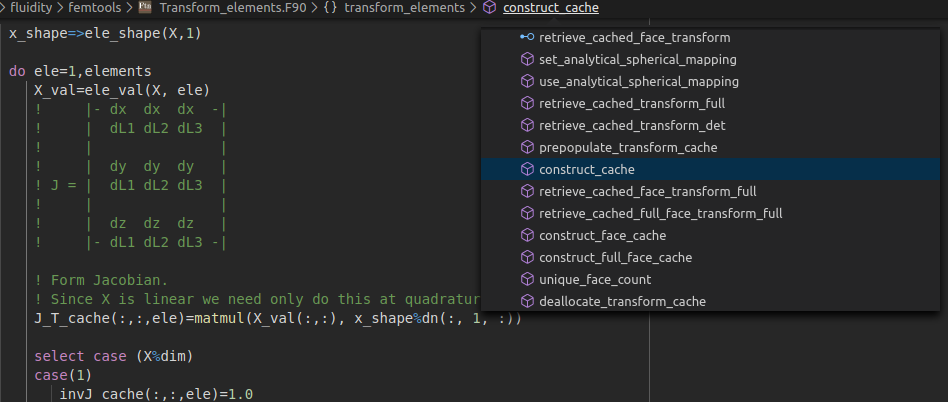 Show The Current Programsubroutinefunction · Issue 134 · Fortran Langvscode Fortran Support