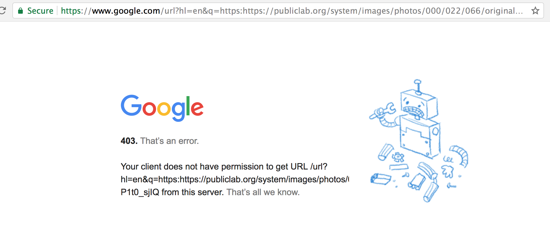 Pictures in email subscription content are linked to error page · Issue #1730 · publiclab/plots2 ...