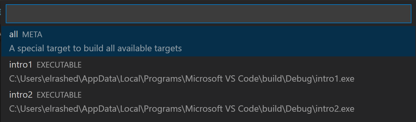 add title to "select target" quickpick · Issue #1860 · microsoft/vscode-cmake-tools · GitHub