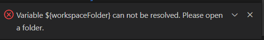 VsCode tries to resolve workspaceFolder when no folder is open · Issue ...