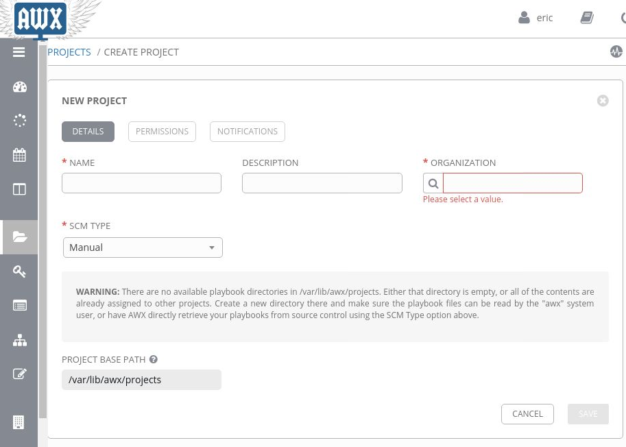 Ansible Playbooks missing in AWX · Issue #229 · ansible/awx · GitHub