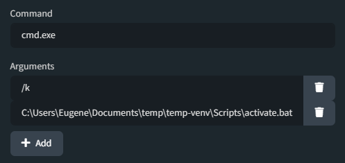 Working with python virtual environment on Windows · Issue #2778 ...
