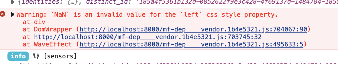 modal组件报错 Warning: `NaN` is an invalid value for the `left` css style property. · Issue #40293 ...