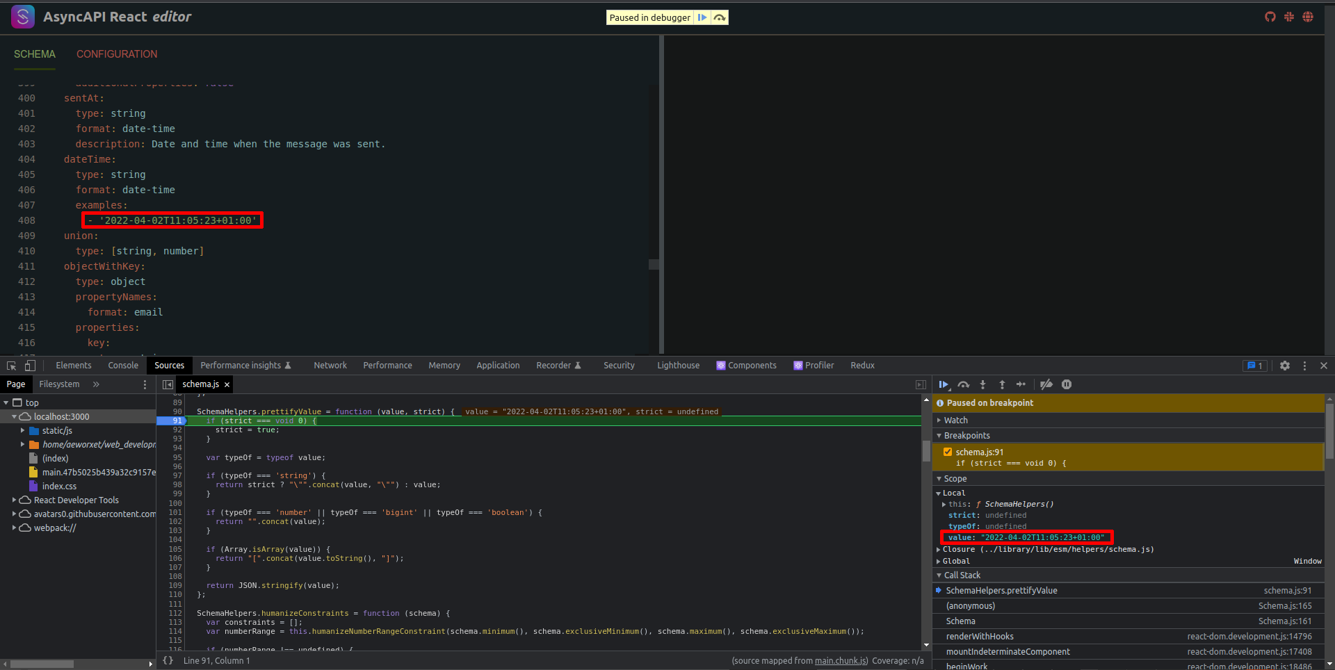 date-time formate display is not same as user used inside AsyncAPi file. · Issue #651 · asyncapi ...