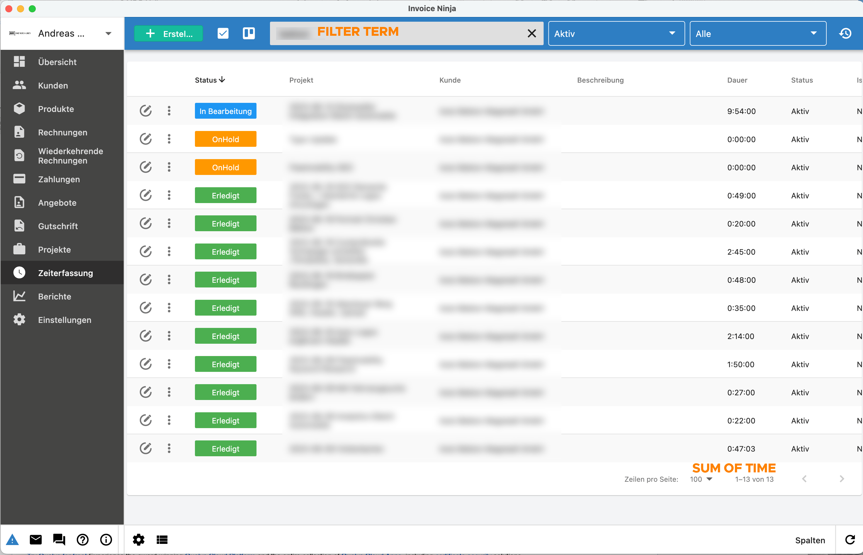 Feature request: Report of not invoiced hours per client or in total · Issue #587 · invoiceninja ...