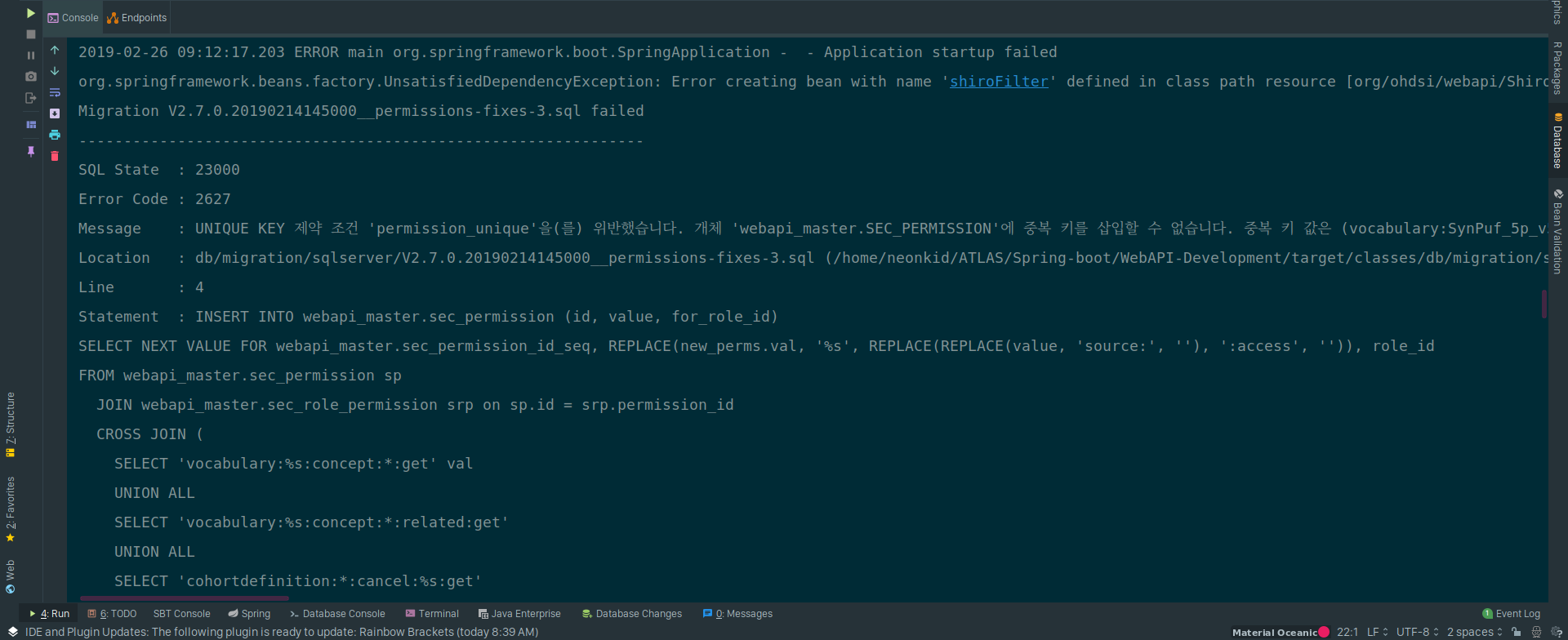 Violation of unique key constraint for SEC_PERMISSION in SQL Server · Issue #864 · OHDSI/WebAPI ...