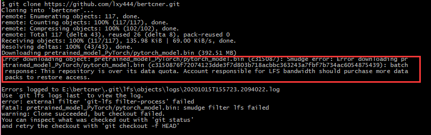 pytorch_model.bin下载不了 · Issue #4 · lxy444/bertcner · GitHub
