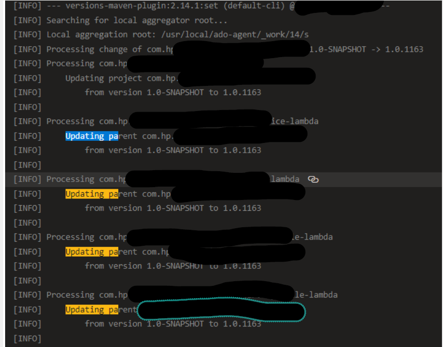 "Set version" using Maven@3 is skipping some modules sometimes · Issue #17533 · microsoft/azure ...