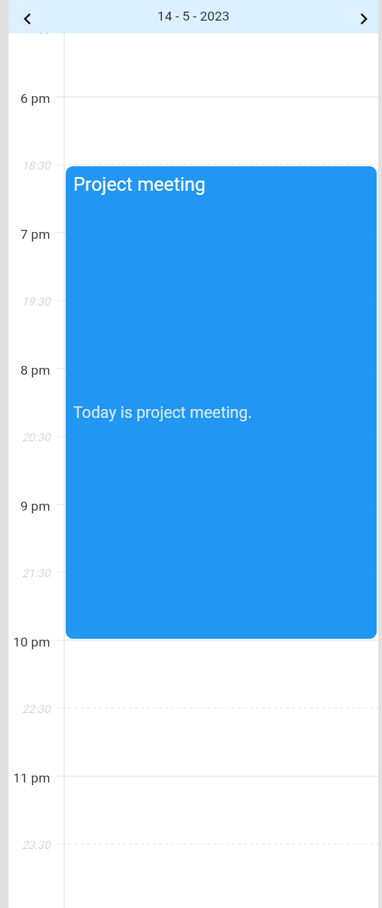 Event Spanning Overnight Is Not Shown In The Day View · Issue 226 · Simformsolutionspvtltd