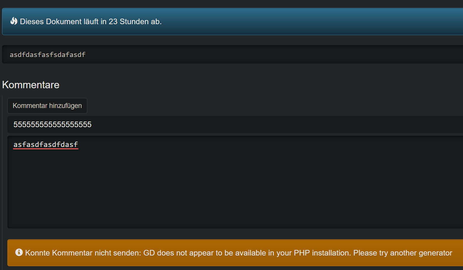 add comment - not working · Issue #1052 · PrivateBin/PrivateBin · GitHub