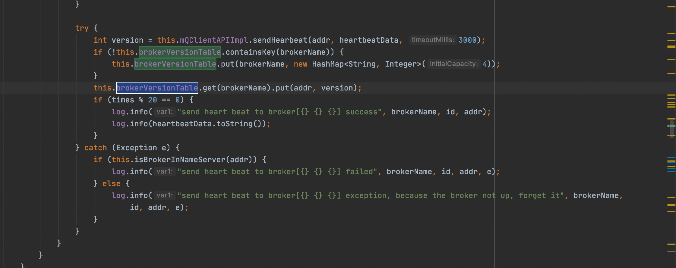 Heartbeat Question · Issue 5173 · Apache Rocketmq · Github