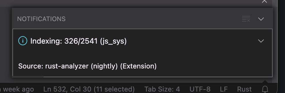 Always loading on checking · Issue #8414 · rust-lang/rust-analyzer · GitHub