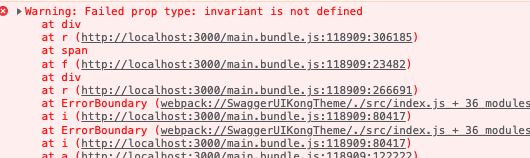 Error `Failed prop type: invariant is not defined` · Issue #102 · Kong/swagger-ui-kong-theme ...