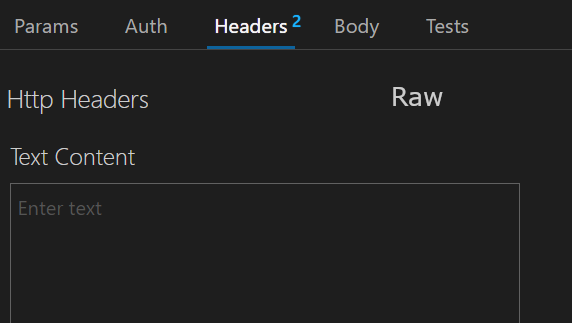 Add Headers using raw mode · Issue #40 · thunderclient/thunder-client ...