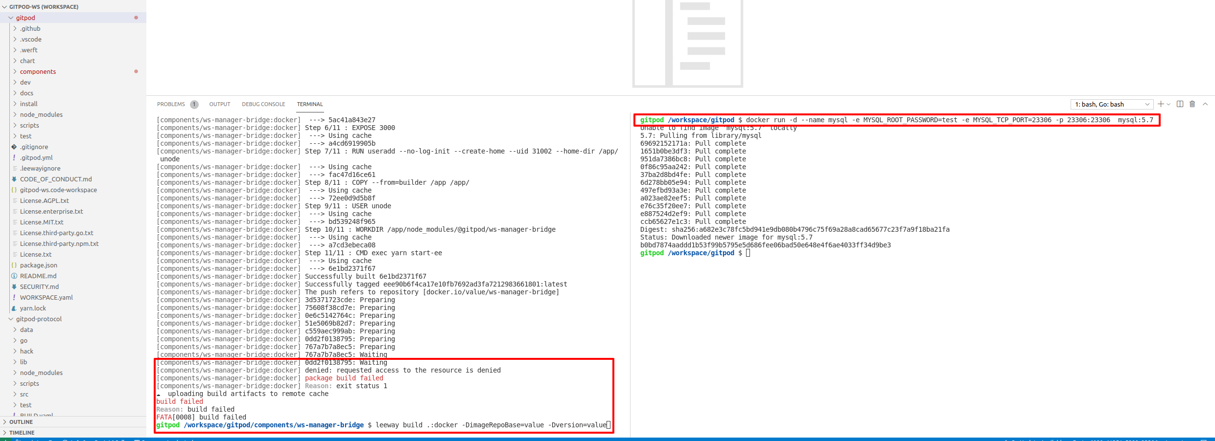 ws manager bridge build fails with error · Issue #3742 · gitpod-io/gitpod · GitHub