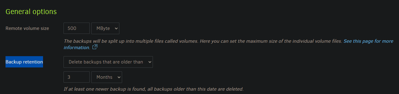 Backup Retention Not Applied During Compress · Issue #4642 · duplicati/duplicati · GitHub