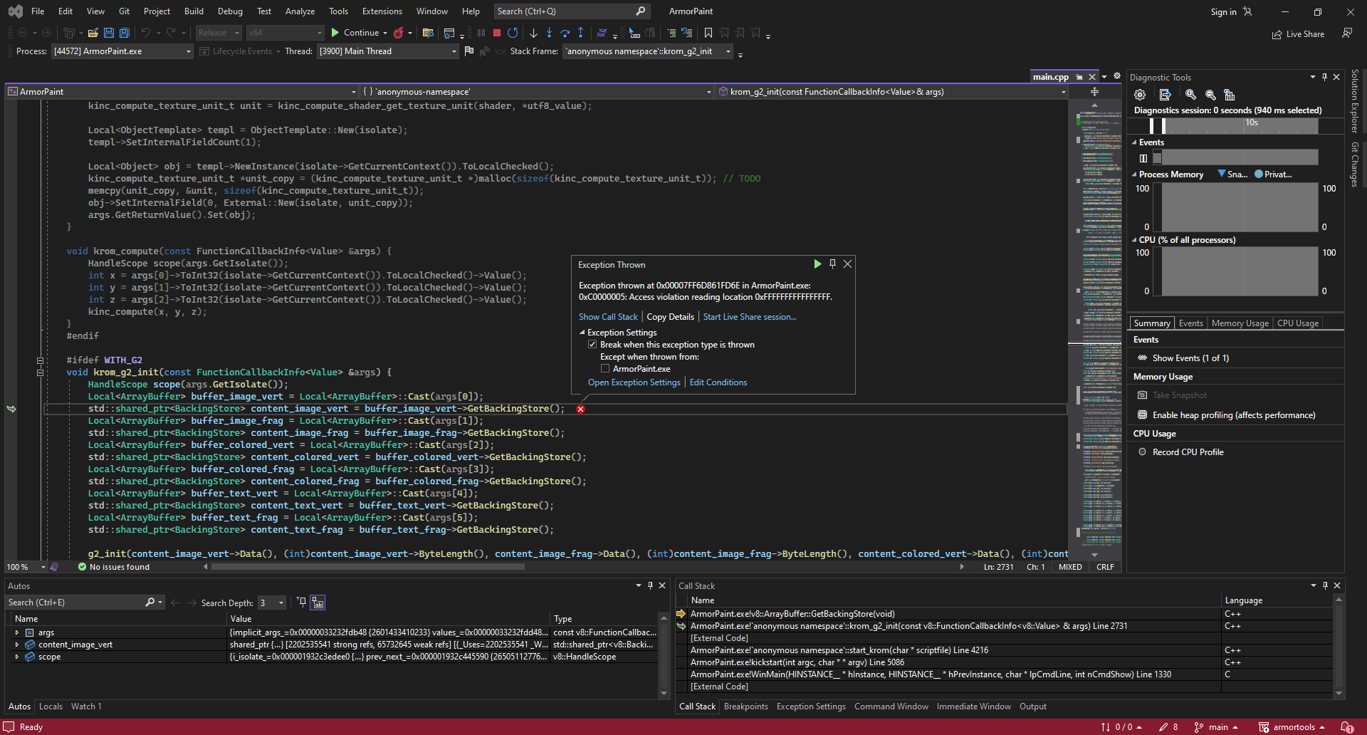 Windows Source Build Seems to Currently Fail · Issue #1584 · armory3d/armortools · GitHub