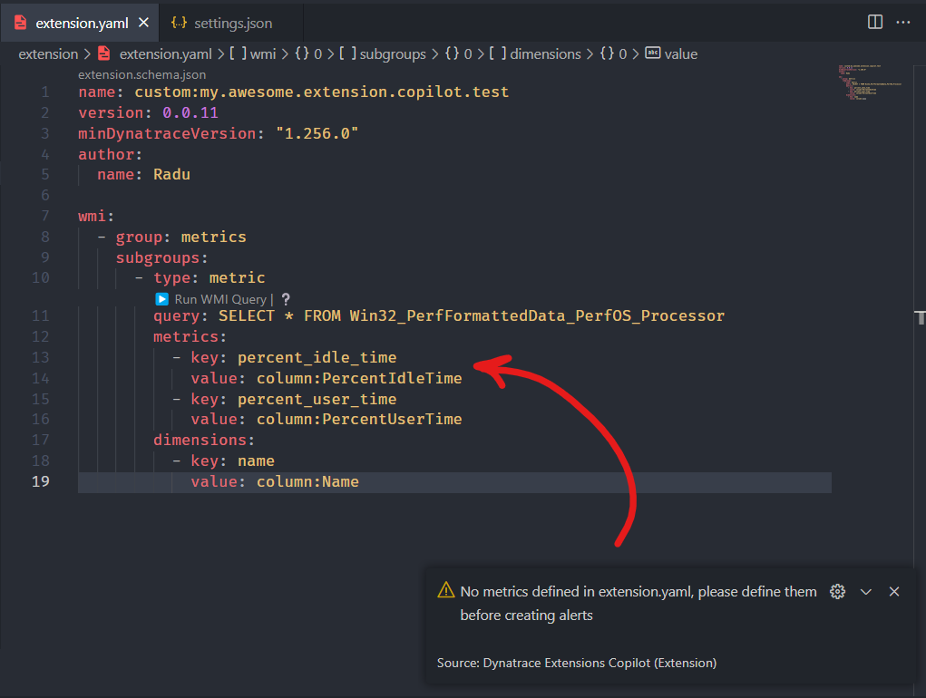 Create Alert Command Should Use Metrics From Datasource Not Metadata