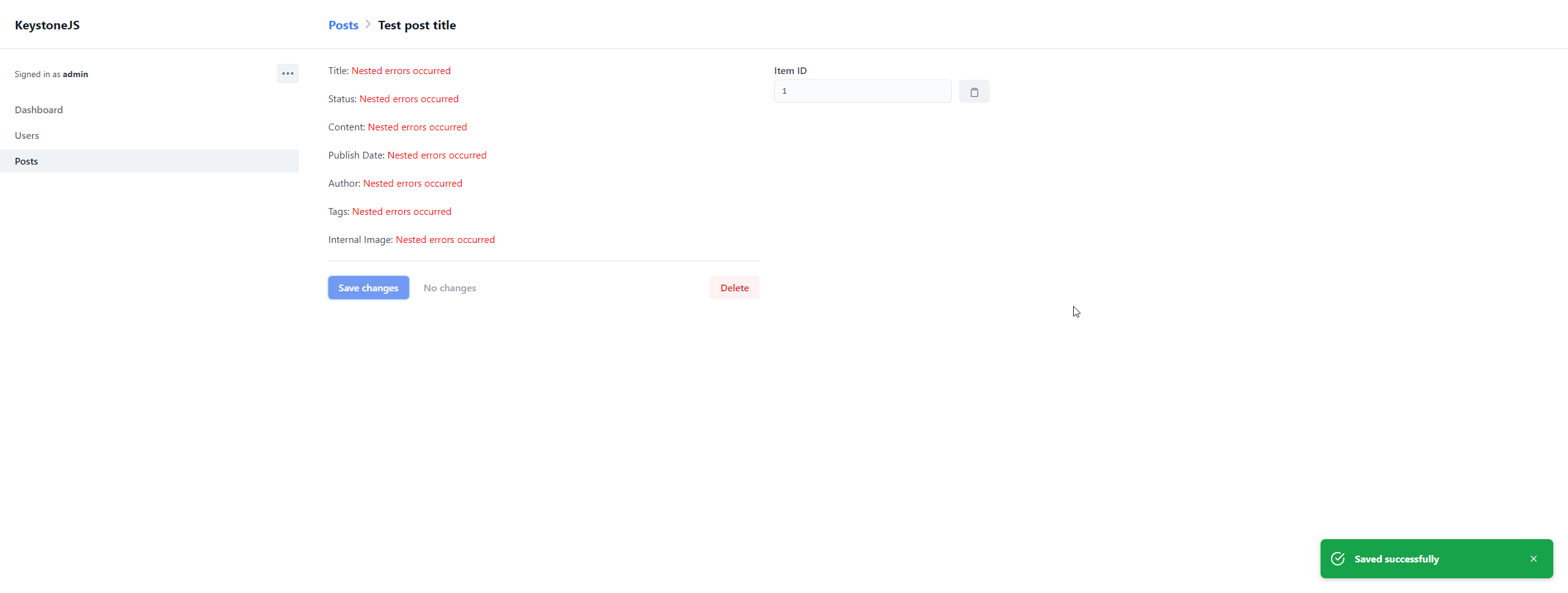 Keystone Next Testing Image Field Nested Errors Occurred · Issue 5584 · Keystonejskeystone 3720