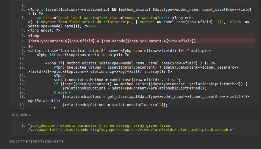 drop down multiple Bug · Issue #1964 · thedevdojo/voyager · GitHub