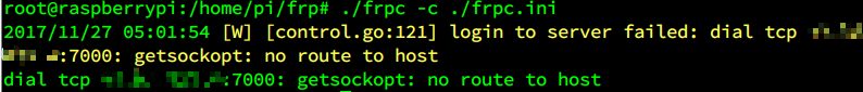 树莓派连接阿里云 ECS FRP 服务器失败 · Issue #537 · fatedier/frp · GitHub