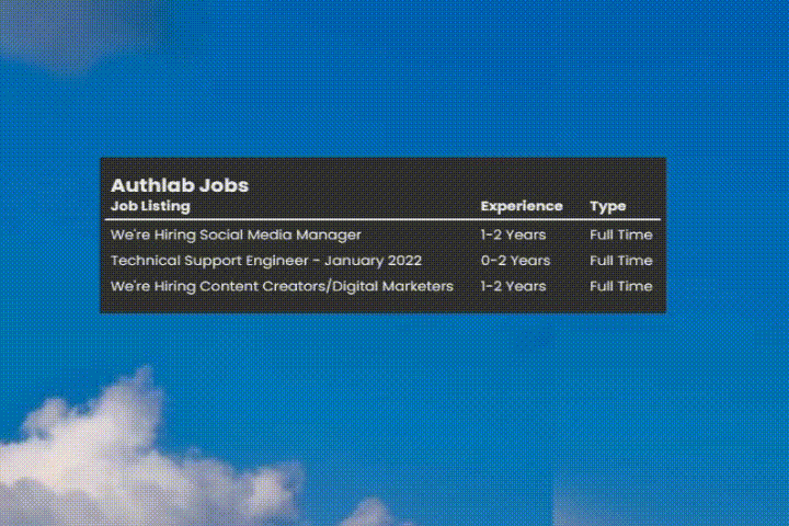 GitHub - permafrost06/authlab-jobs: A rainmeter skin to show the current vacancies on authlab's ...