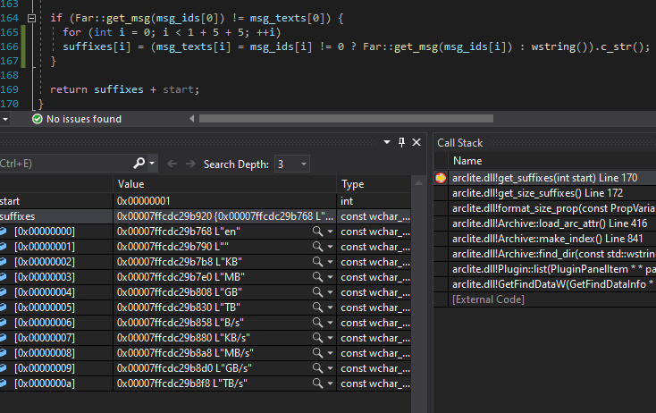 crash in arclite.dll · Issue #171 · FarGroup/FarManager · GitHub