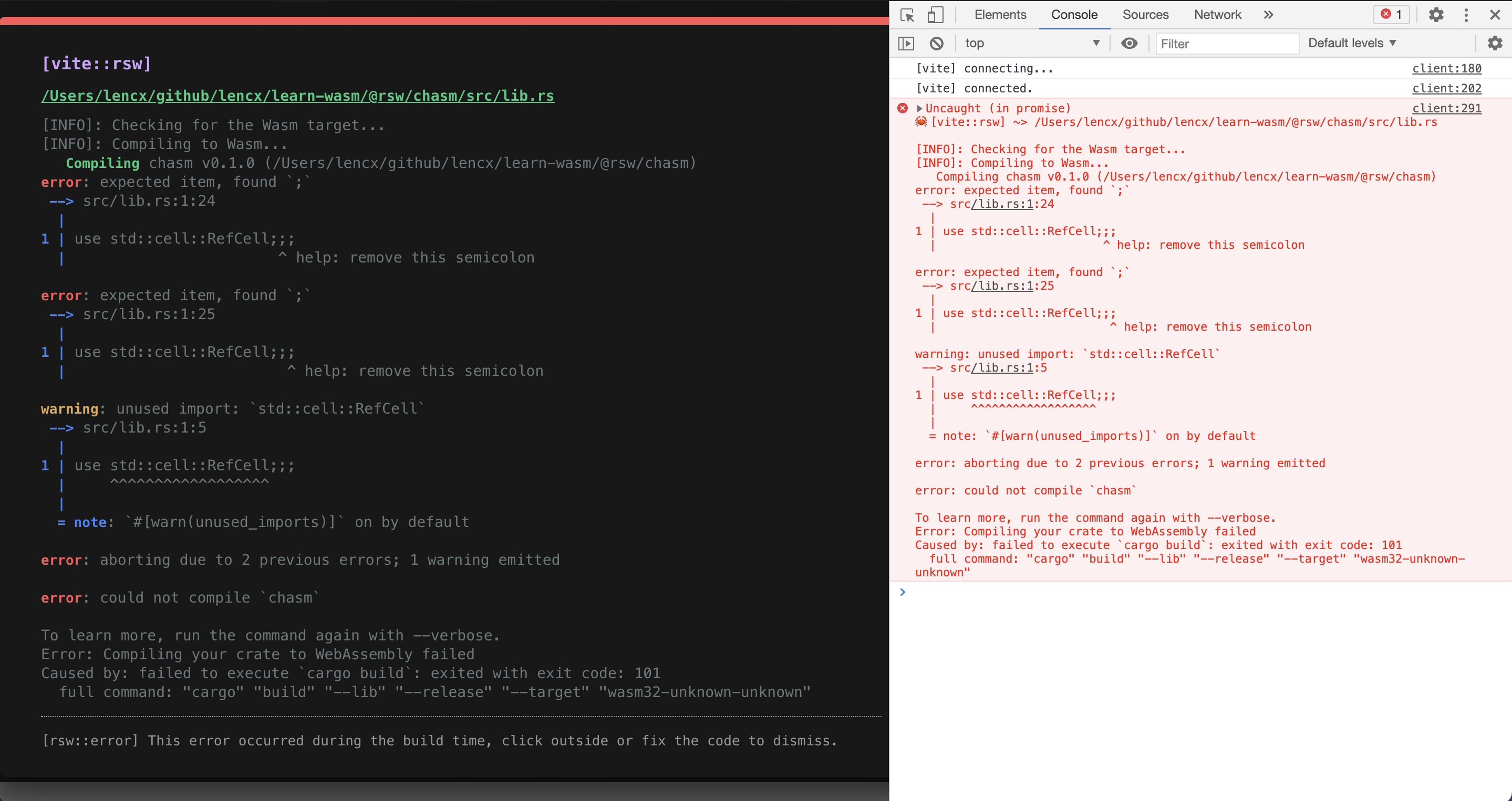 项目自荐：基于 Rust + Vite 构建 WebAssembly 应用 · Issue #1811 · 521xueweihan/HelloGitHub · GitHub