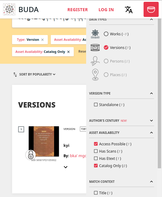 can not see the search input on smaller screen · Issue #606 · buda-base/public-digital-library ...