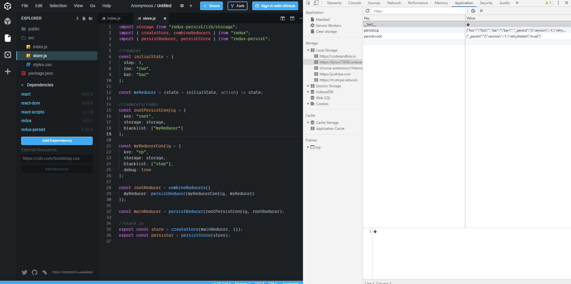 Preventing Nested Propery Persist Doesnt Work · Issue 1021 · Rt2zzredux Persist · Github 7050