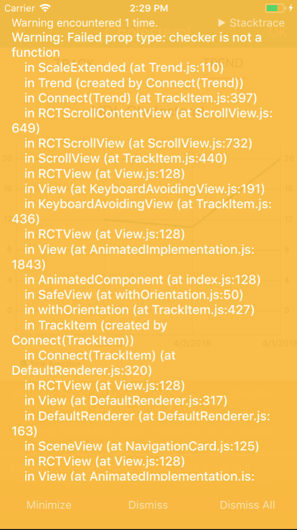 visibleRange warning (ios) · Issue #246 · wuxudong/react-native-charts-wrapper · GitHub