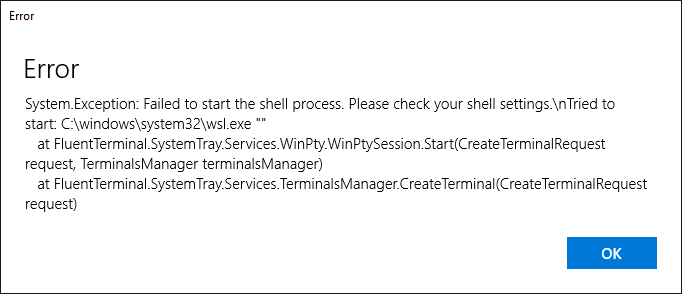 App crashes when fails to start the shell process · Issue #263 ...