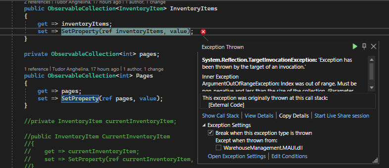 Targetinvocationexception When Switching Underlying Item Source · Issue 81 · Akgulebubekir Maui