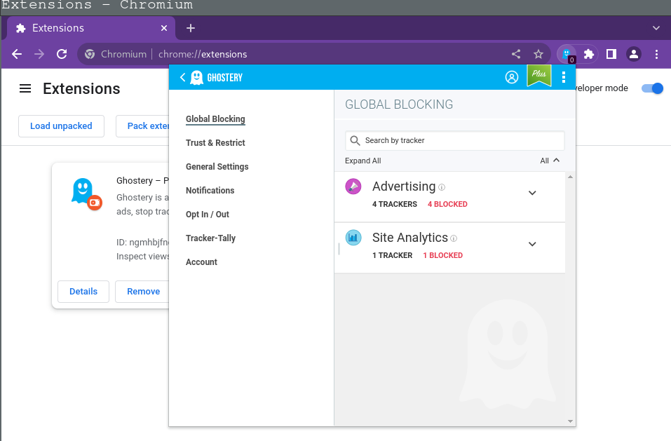 New installation of Ghostery may start with only few trackers · Issue #872 · ghostery/ghostery ...