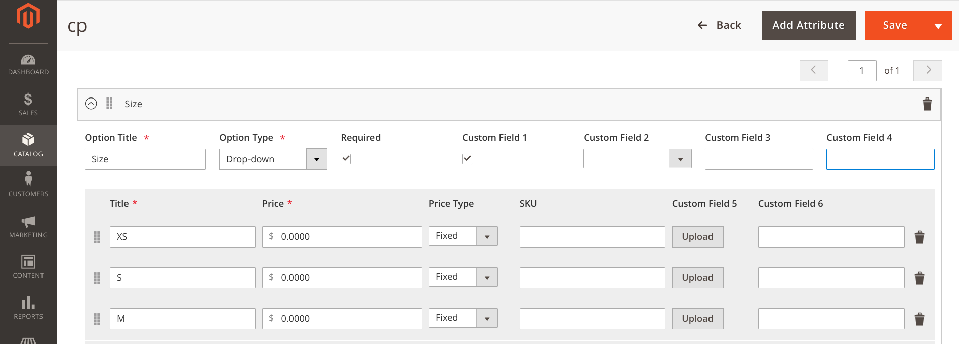 Magento CE 2.3.0: Design issue with custom option fields · Issue #21057 · magento/magento2 · GitHub