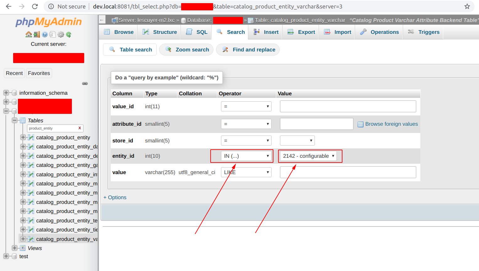 Can't search by IN condition because of dropdown · Issue #15876 · phpmyadmin/phpmyadmin · GitHub