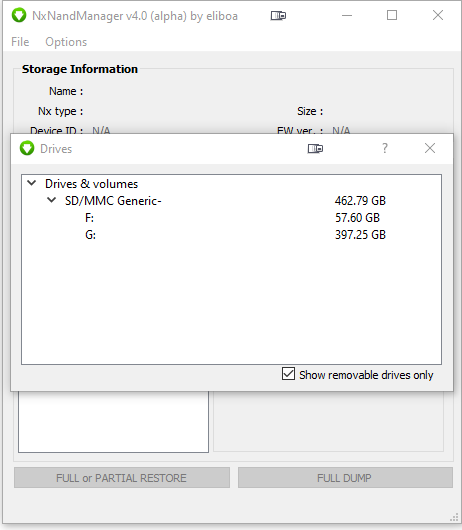 Input file/drive not a valid NX storage · Issue #30 · eliboa/NxNandManager · GitHub