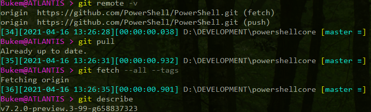 Update Tag On Master To 720 Preview4 · Issue 15244 · Powershellpowershell · Github
