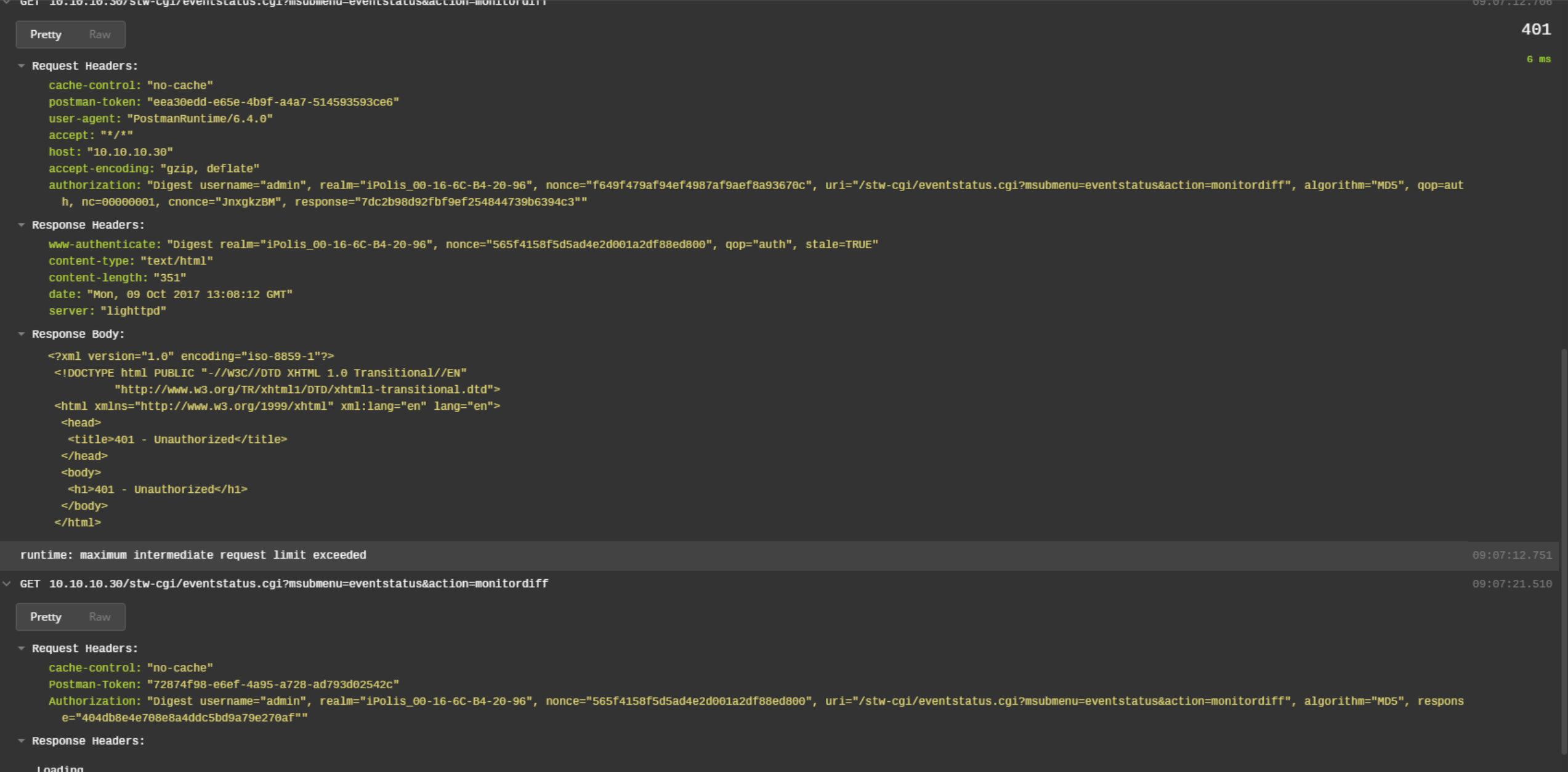 Digest Auth in MD5-sess does not work · Issue #2941 · postmanlabs/postman-app-support · GitHub