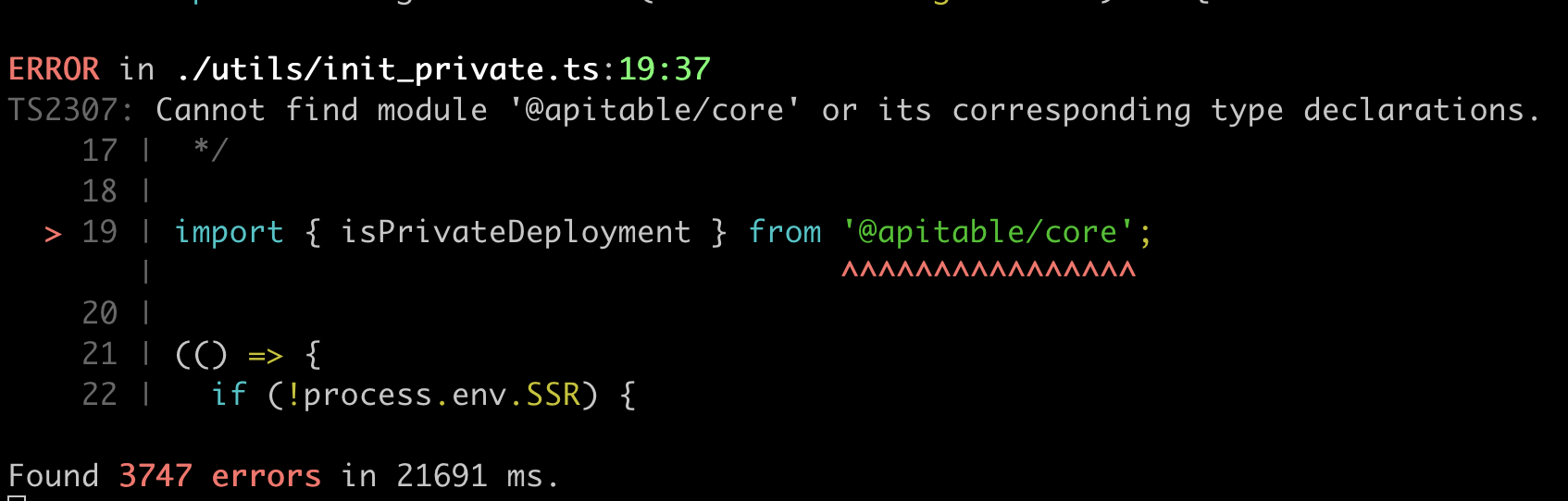 question: failed while developing locally · Issue #728 · apitable/apitable · GitHub