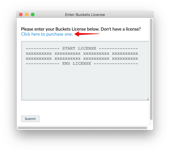 Unable to paste license · Issue #587 · buckets/application · GitHub